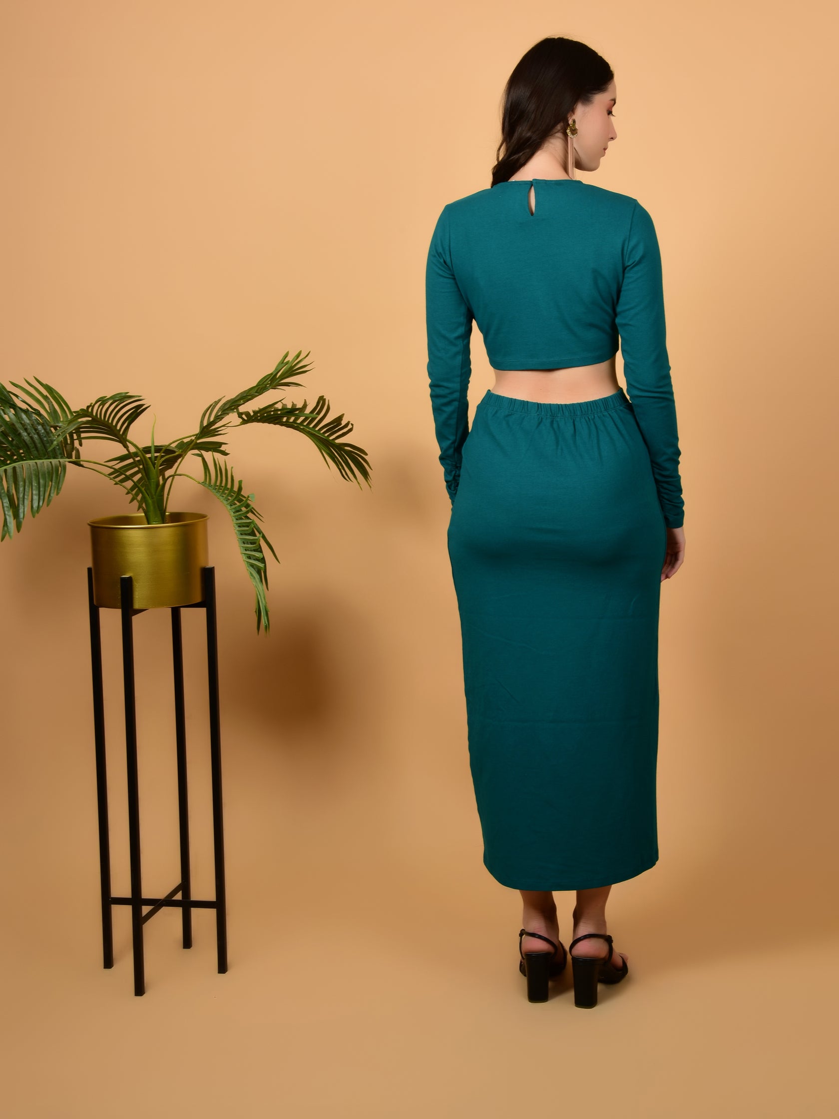 Flawless Women's Cotton Lycra Top and Skirt Party Co-Ord Set | KILLY ...