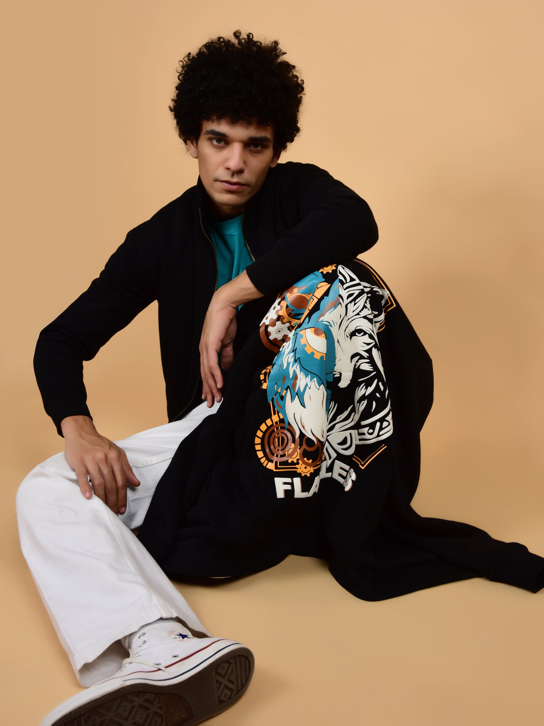 Flawless Printed Men Bomber Black Jacket – Being Flawless